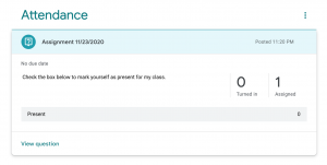 How to take attendance in Google Classroom - AttendMe