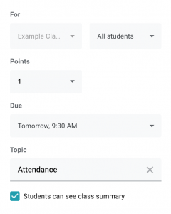 How to take attendance in Google Classroom - AttendMe